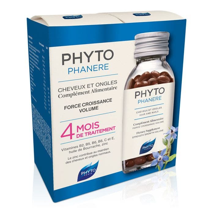 Hair & Nails Phytophanere 2x120 capsules- Phyto - Easypara