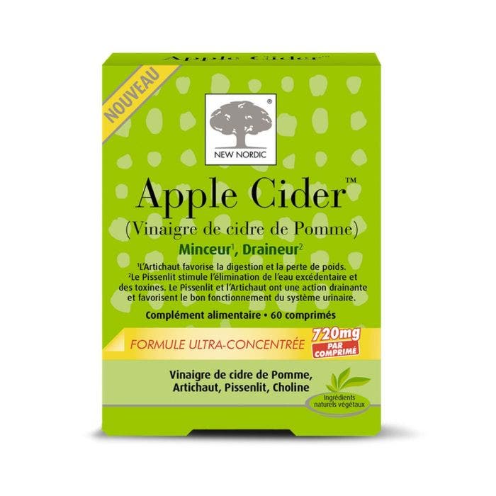 Apple Cider 60 Tablets- New Nordic - Easypara