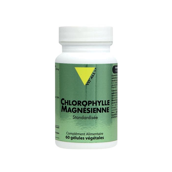 Magnesium chlorophyll 60 vegetarian capsules- Vit'All+ - Easypara