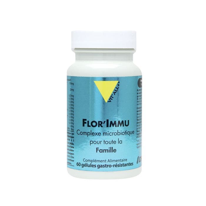 Flor'Immu Microbiota Complex for the whole family 60 Drcaps- Vit'All+ ...