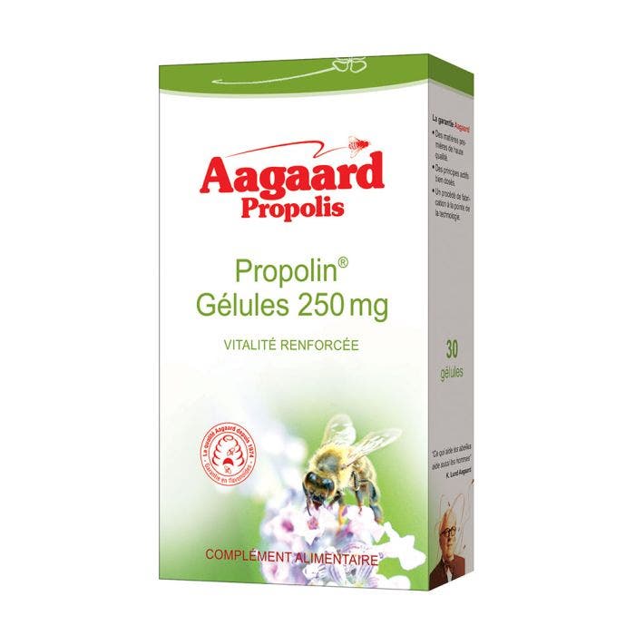 Propolin 30 Capsules 250mg- Aagaard Propolis - Easypara